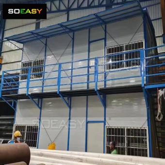 Up Level Prefabricated Steel Structure Worker Labor Camp Office ...
