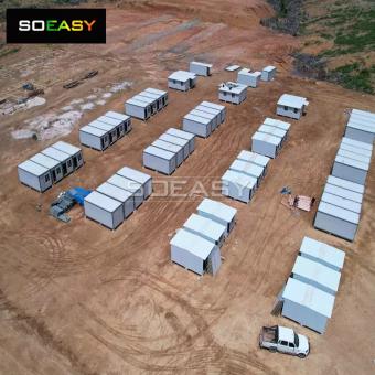 Prefab Container House Mining Camp Accommodation Prefab Labor Camp For ...